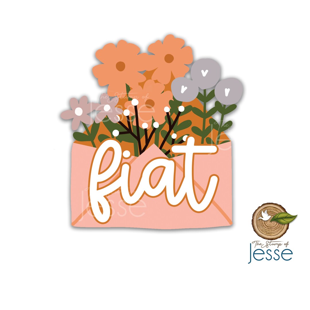 Fiat Sticker | Waterproof | Vinyl Sticker | Catholic Sticker | Catholic ...