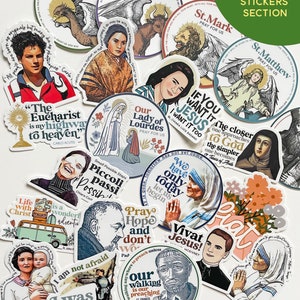 Catholic Sticker Bundle | Mother Teresa | St. John Paul || | St. Gianna ...