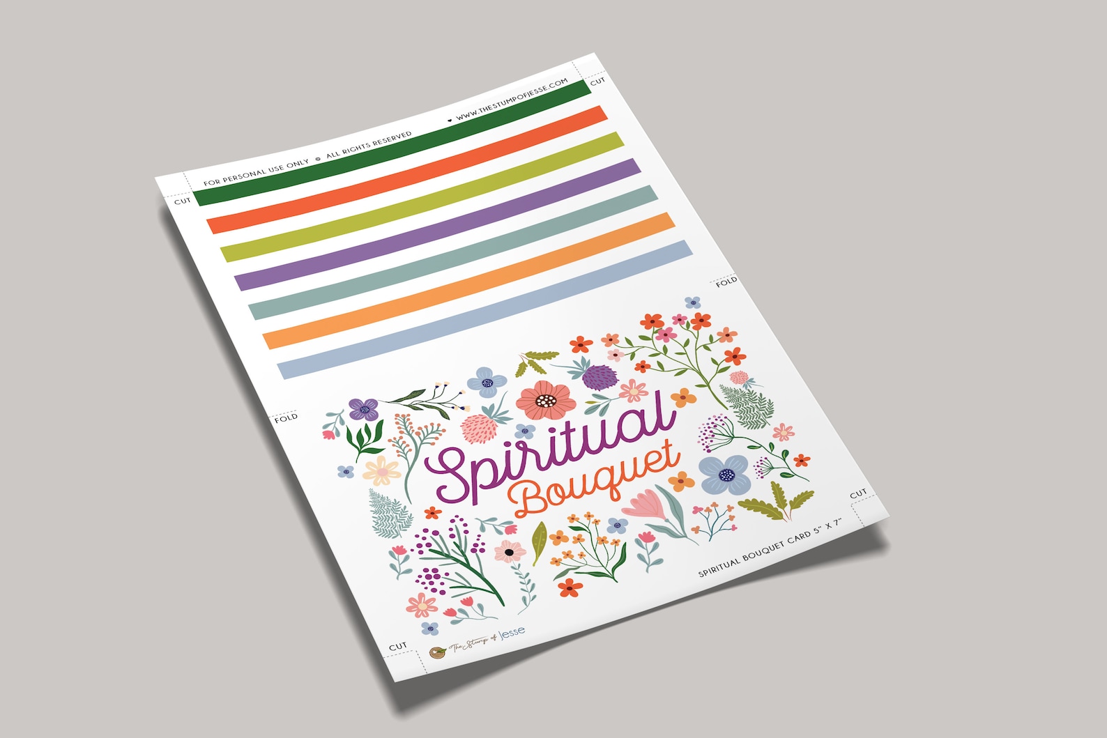 Spiritual Bouquet Digital Download | Printable Card | Catholic Gift ...