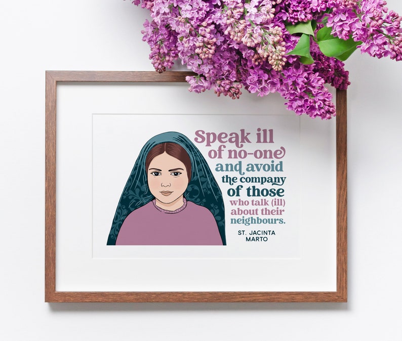 St. Jacinta Marto Digital Print Digital Download Catholic - Etsy