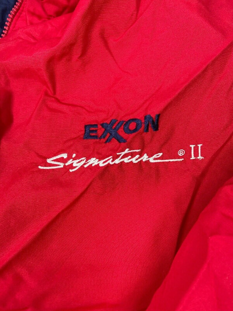 Vintage King Louie Exxon Signature II Nylon Jacket Red Size L 1980’s - Etsy