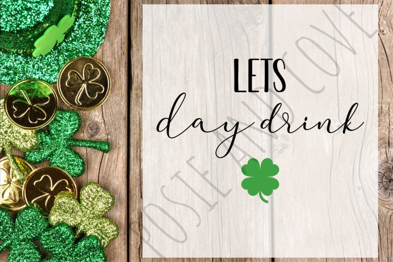 Let's Day Drink Svg, Png, Pdf, Jpg. - Etsy