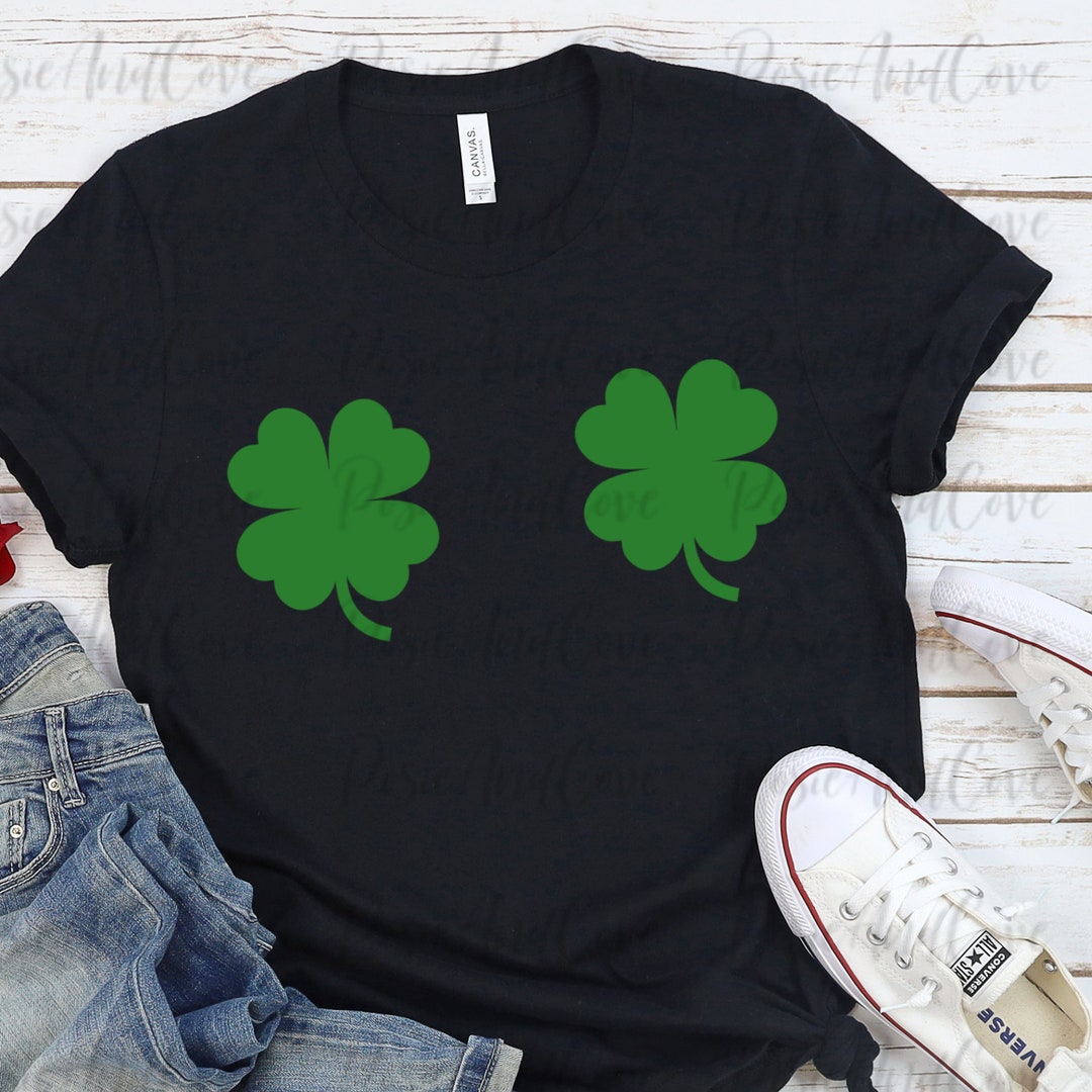 Double Shamrock SVG, PNG. - Etsy