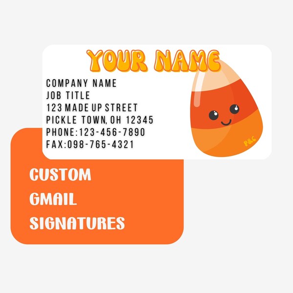 Cute Email Signature - Etsy