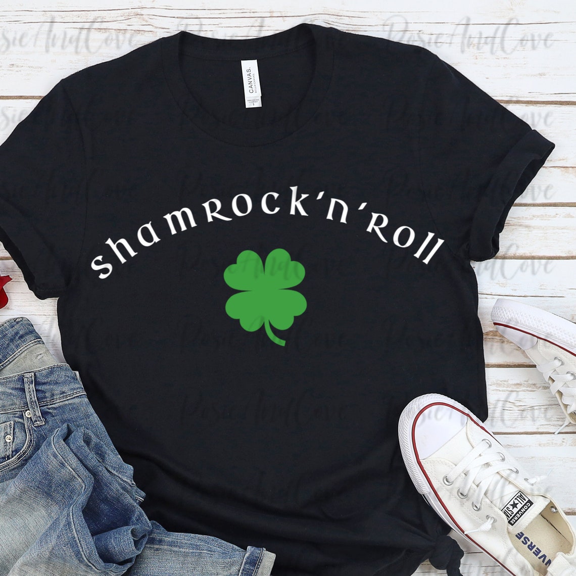 Shamrock'n'roll Svg, Png, Pdf, Jpg. - Etsy