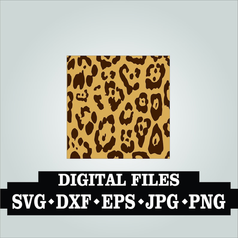 Gepard Print SVG-Schnittdatei, Silhouette, Cricut, SVG-DIGITAL-Datei ...