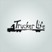 Trucker Life Logo Decal. Free Shipping. - Etsy