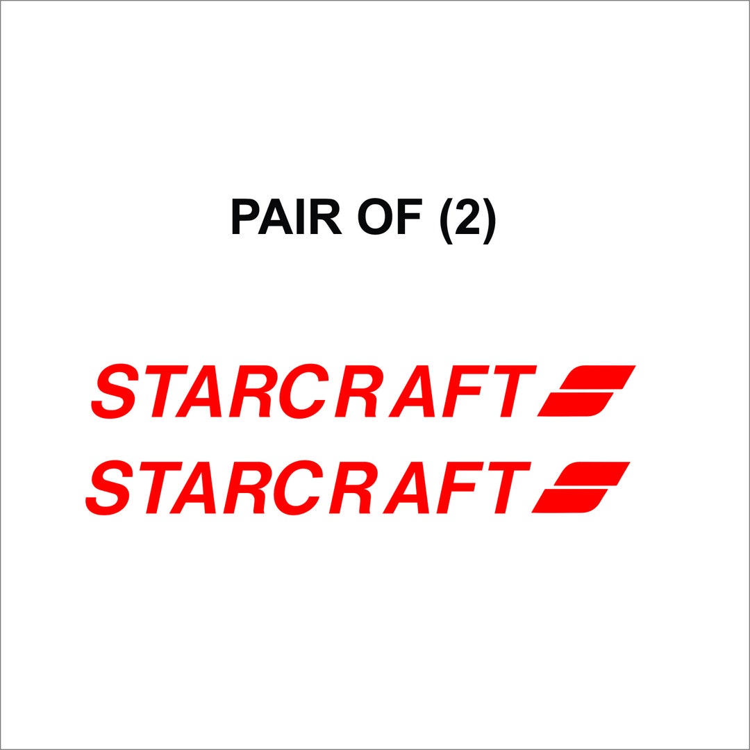 STARCRAFT Boat Logo Decal. Free Shipping. - Etsy