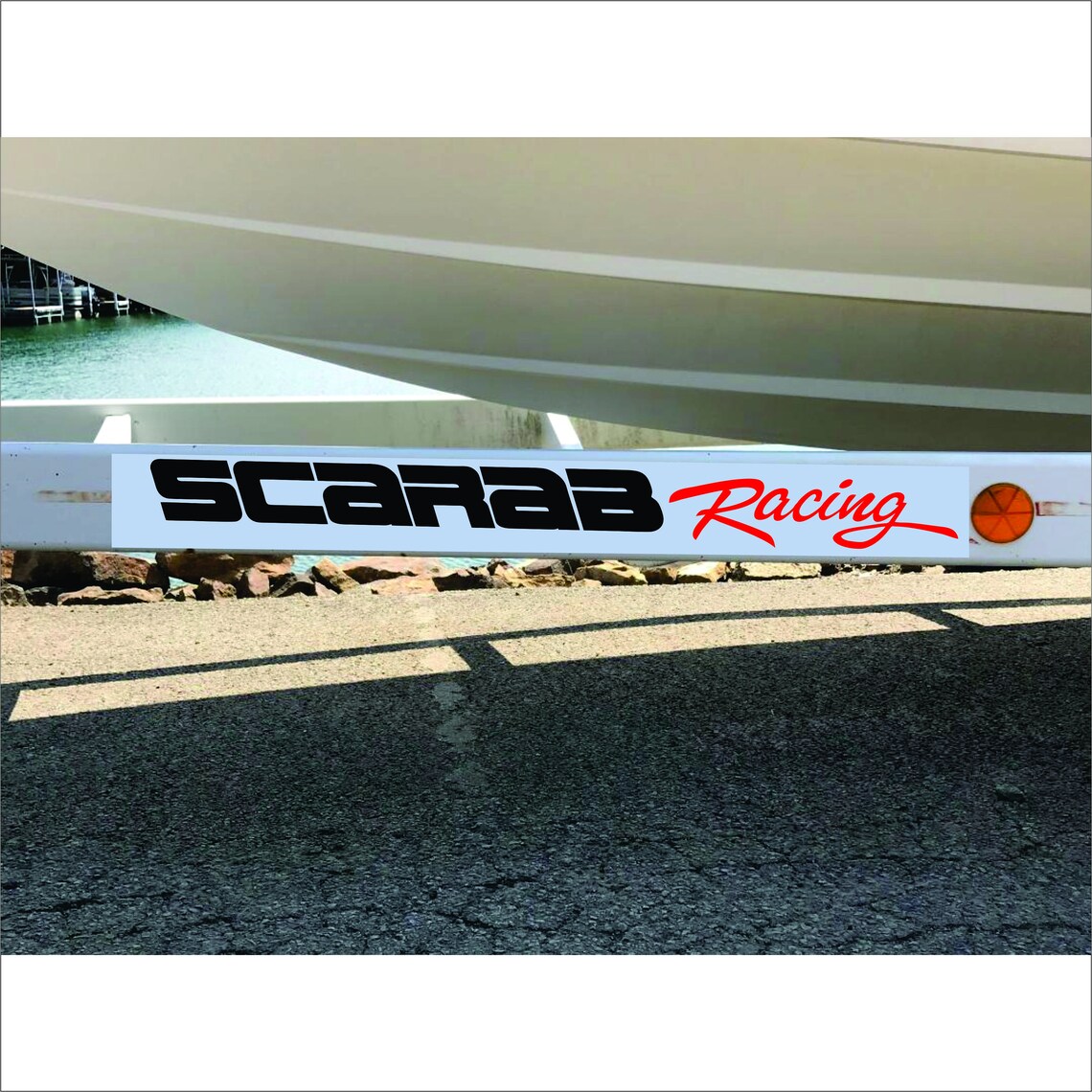 SCARAB Racing Boat Logo Decal. Free Shipping. - Etsy