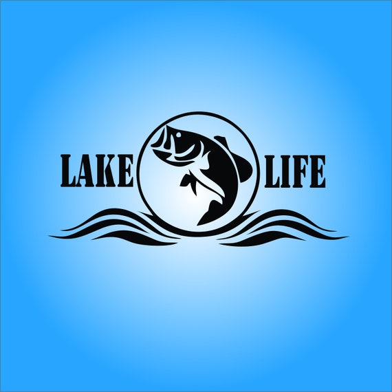 LAKE LIFE FISH Decal. Free Shipping. | Etsy