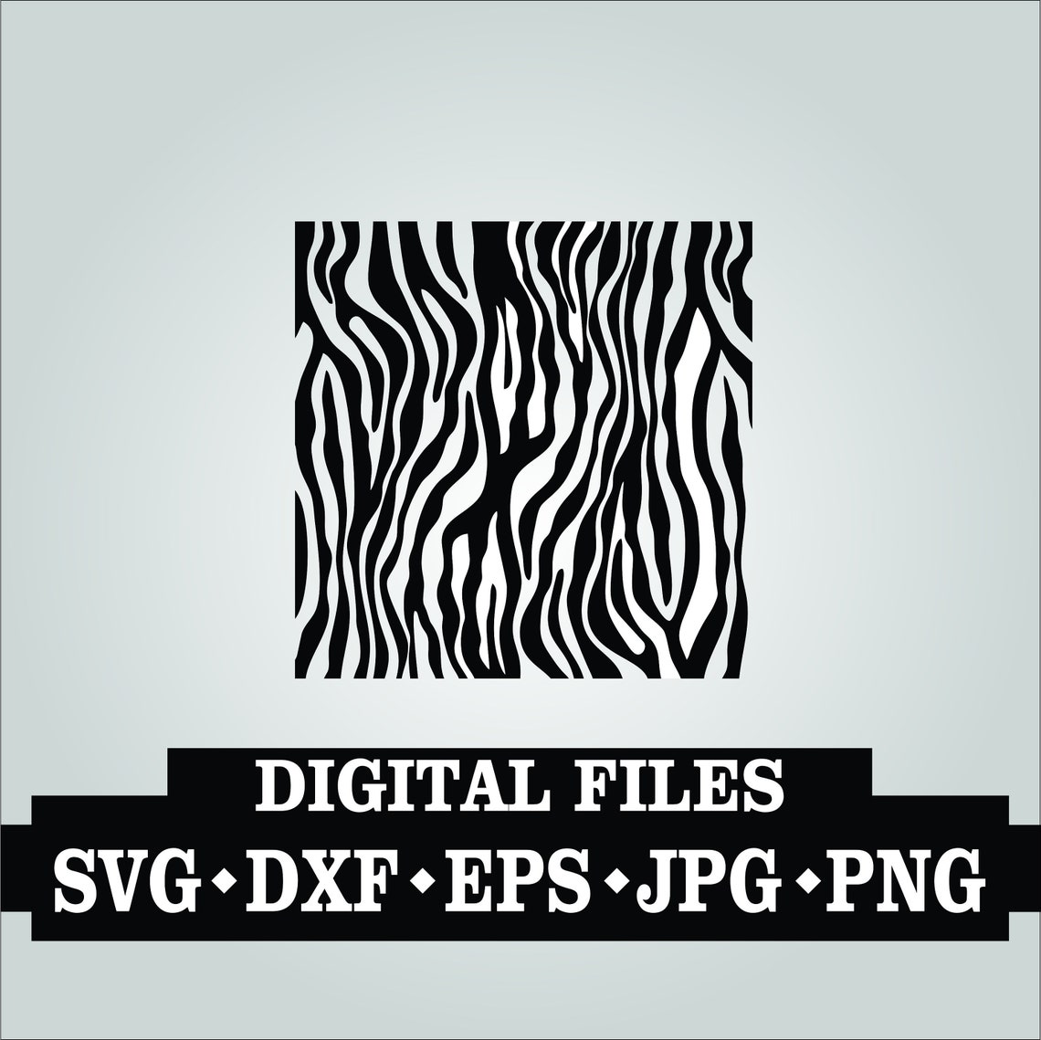 Zebra Stripes SVG Cut File Silhouette Cricut SVG DIGITAL | Etsy