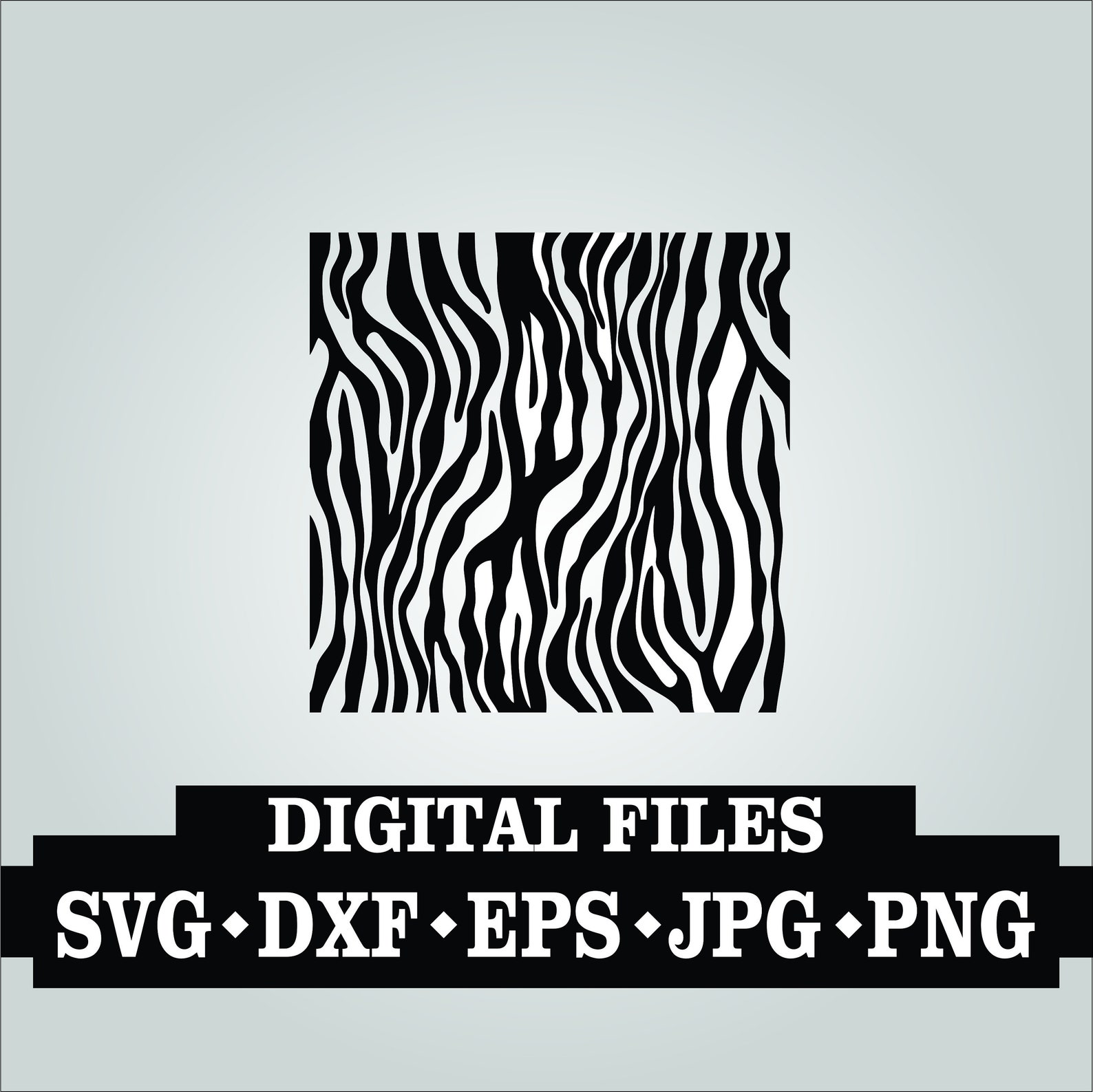Zebra Stripes SVG Cut File Silhouette Cricut SVG DIGITAL | Etsy