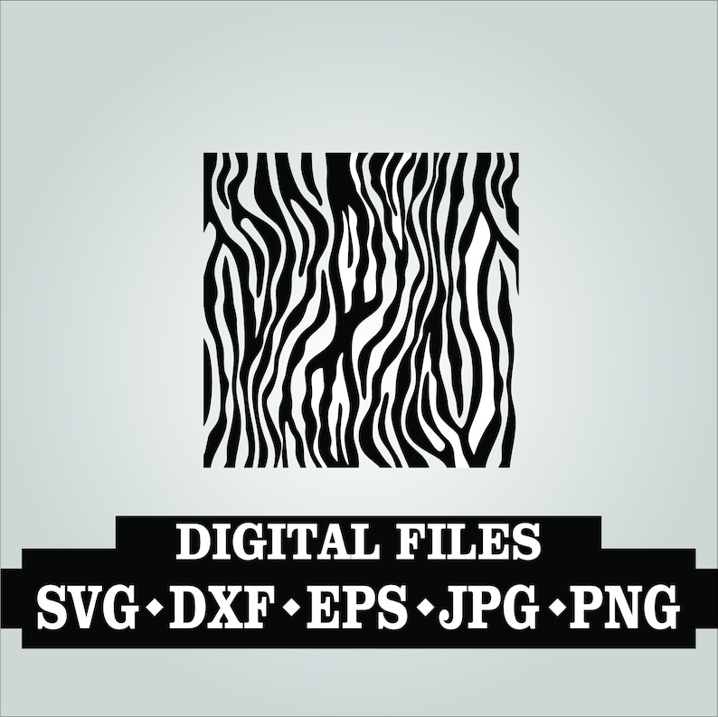 Zebra Stripes SVG Cut File Silhouette Cricut SVG DIGITAL - Etsy