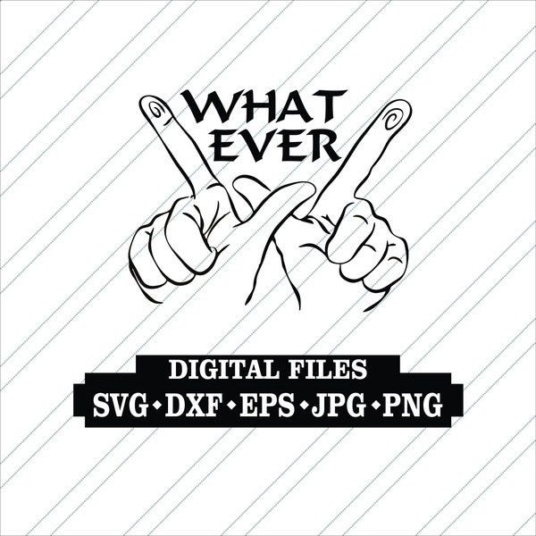 Whatever Sign - Etsy