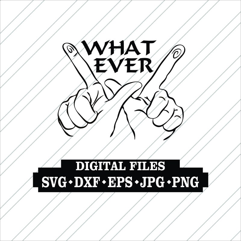 Whatever Sign - Etsy