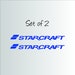 STARCRAFT Boat Logo Decal. Free Shipping. - Etsy