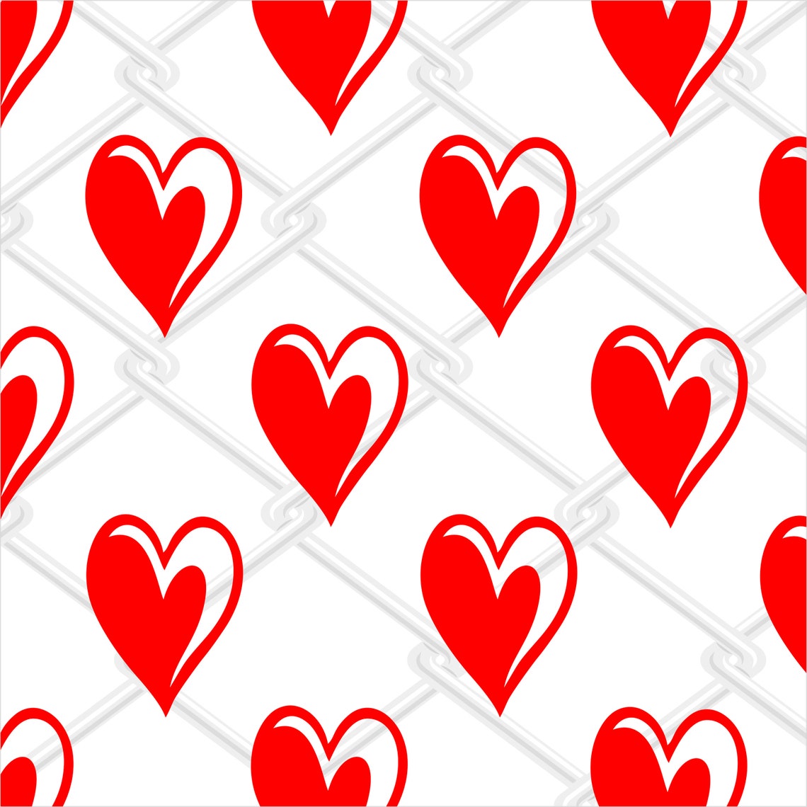 Heart Background Pattern SVG Cut File Silhouette Cricut SVG | Etsy