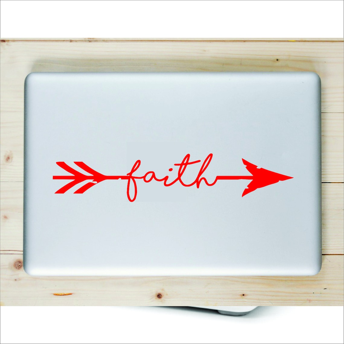 FAITH With Arrow Decal. Free Shipping. - Etsy
