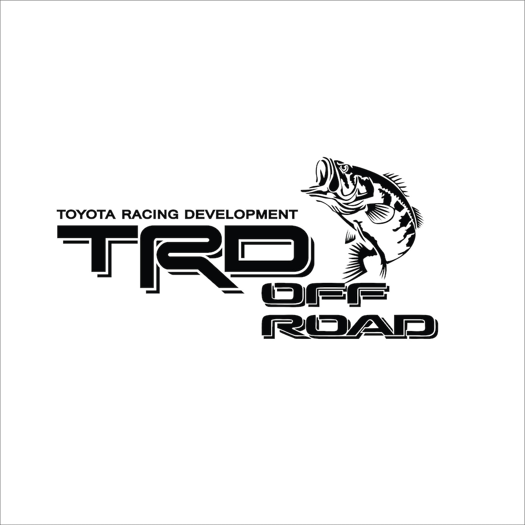 TRD Fish off Road Decal. Free Shipping. - Etsy