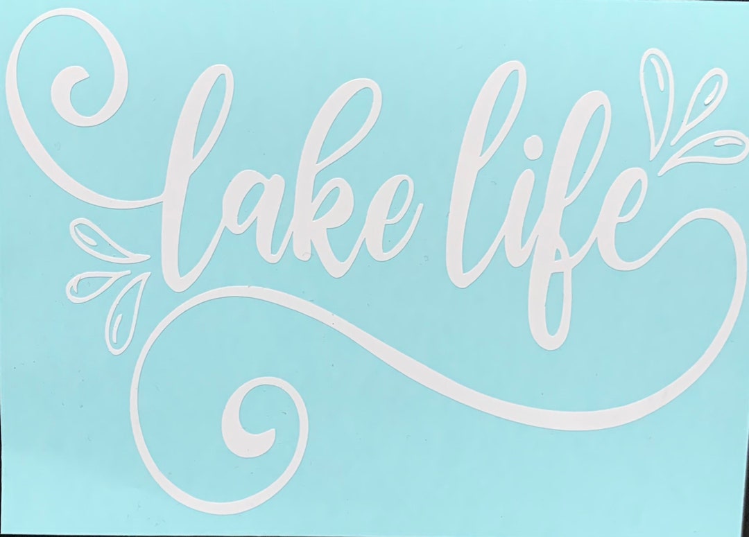 Lake Life Vinyl Decal Window Decal Free Shipping - Etsy