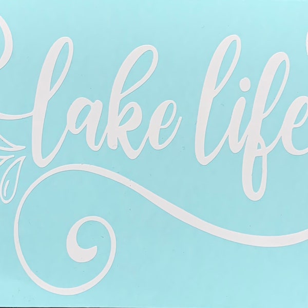Lake Life Decal - Etsy