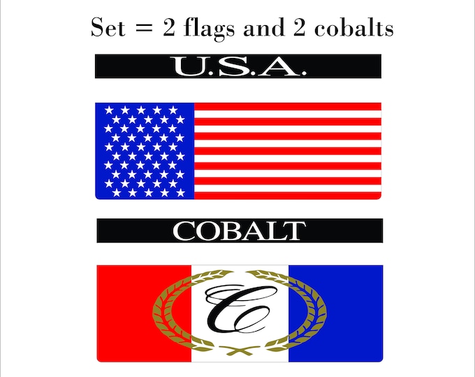 Cobalt Boat Emblems 20 Gold FREE FAST Delivery DHL Express Stickers Set ...