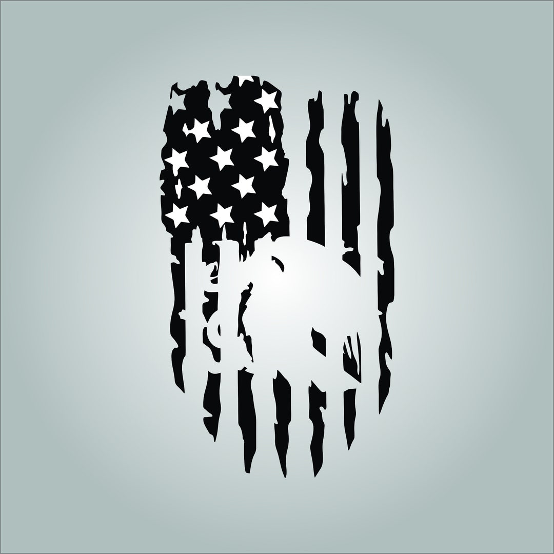 AMERICAN Mexican FLAG ~ TATTERED Vertical Decal. Free Shipping. - Etsy