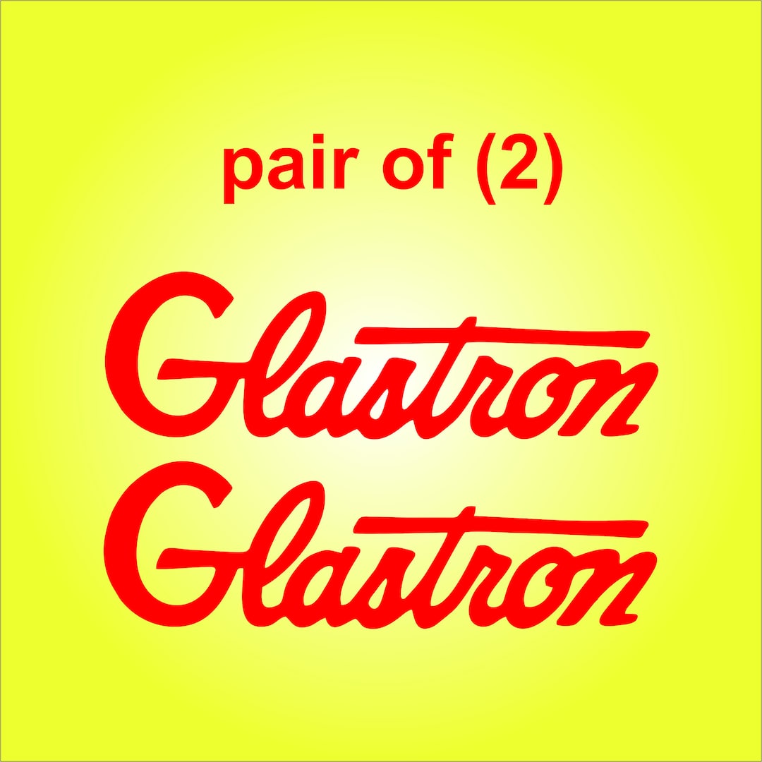 Classic GLASTRON Boat Logo Decal. Free Shipping. - Etsy