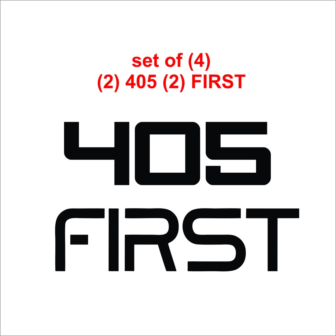 First 405 BENETEAU Boat Logo Decal Set of (4). Free Shipping. - Etsy