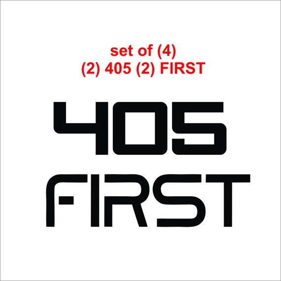 First 405 BENETEAU Boat Logo Decal Set of 4. Free Shipping. - Etsy