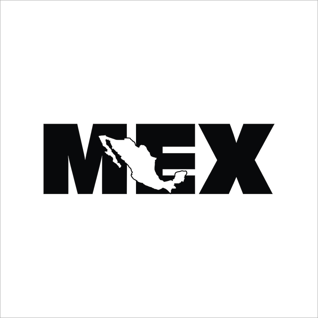 MEX Mexican Decal. Free Shipping. - Etsy