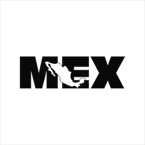 MEX Mexican Decal. Free Shipping. - Etsy