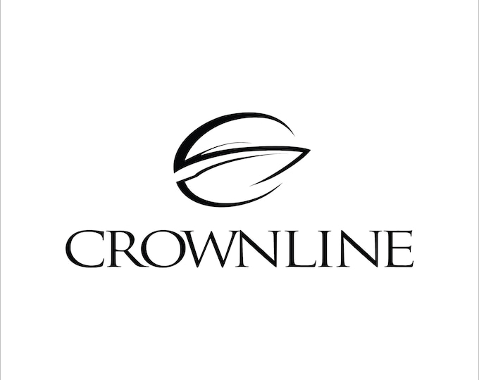 CROWNLINE Boat Logo Reproduced Decal Pair of 2. Free Shipping. - Etsy
