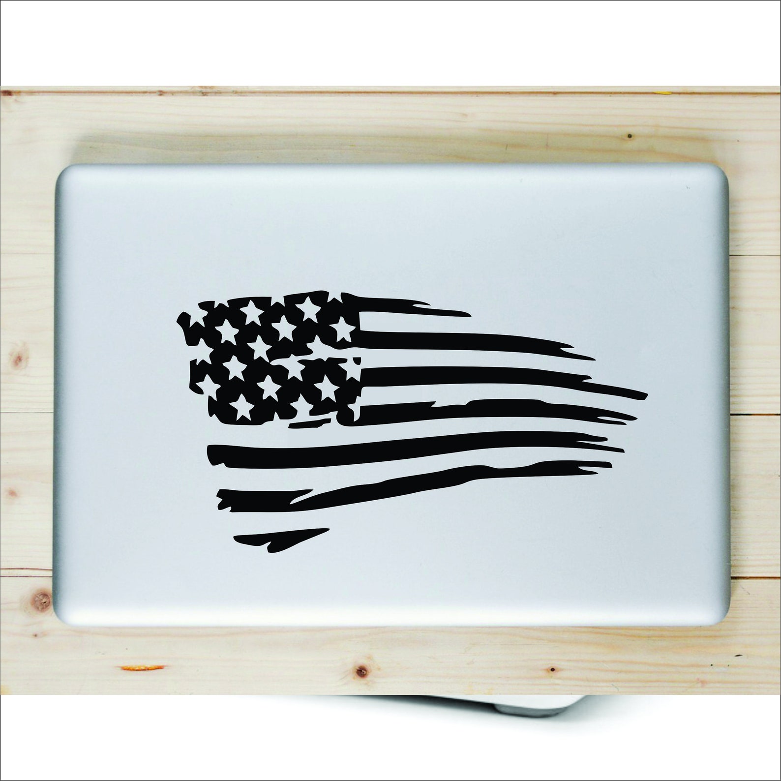 AMERICAN FLAG ~ TATTERED ~ Decal. Free Shipping. - Etsy