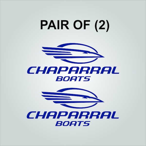 Chaparral Boat Decal - Etsy