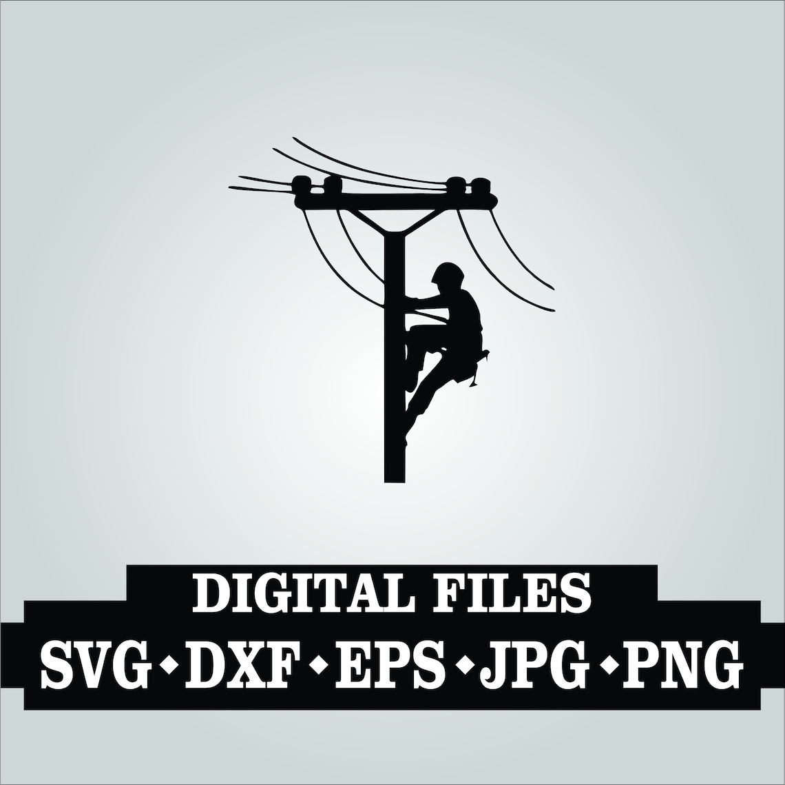 Lineman Electrical SVG Cut File Silhouette Cricut SVG | Etsy