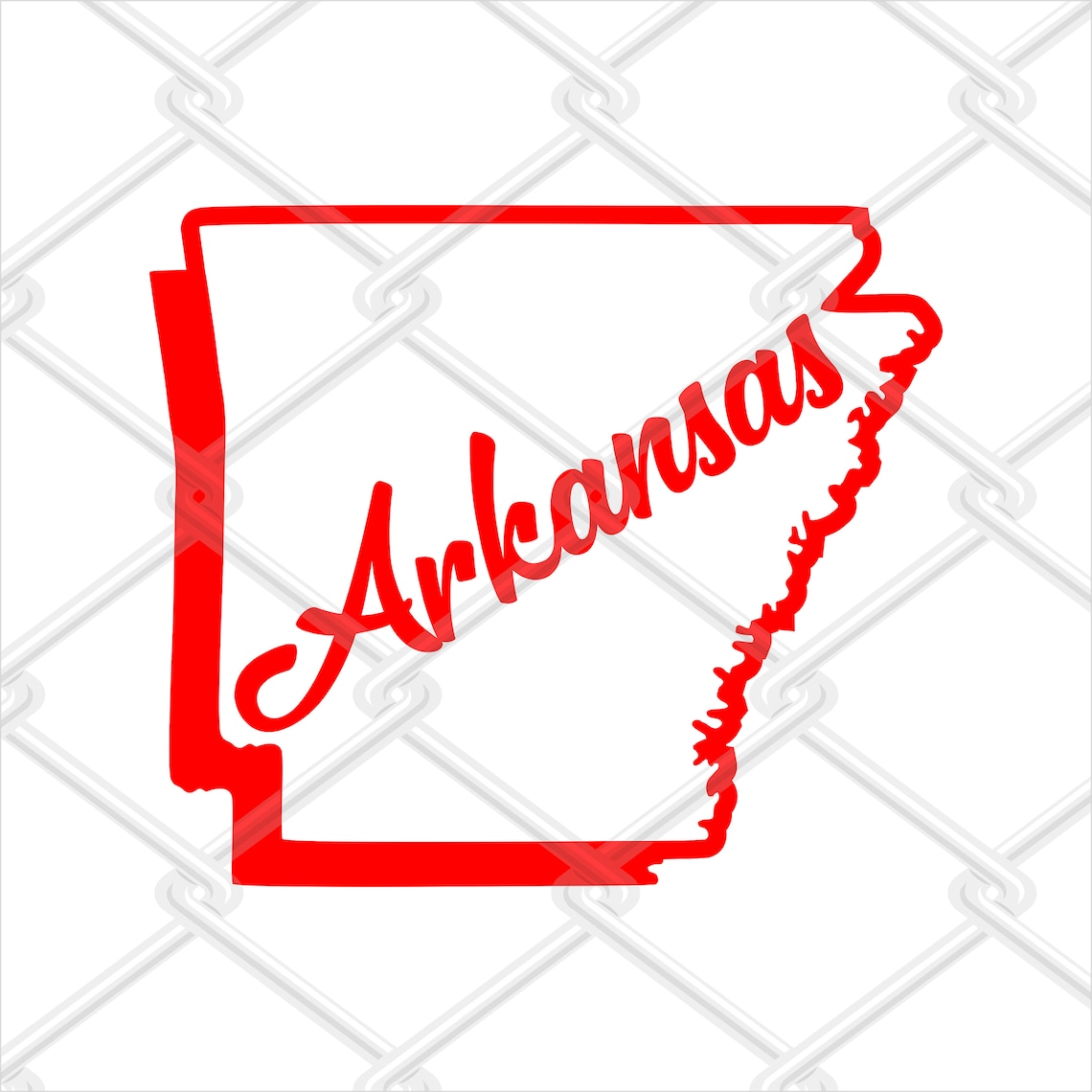 Arkansas State Outline SVG Cut File Silhouette Cricut SVG | Etsy