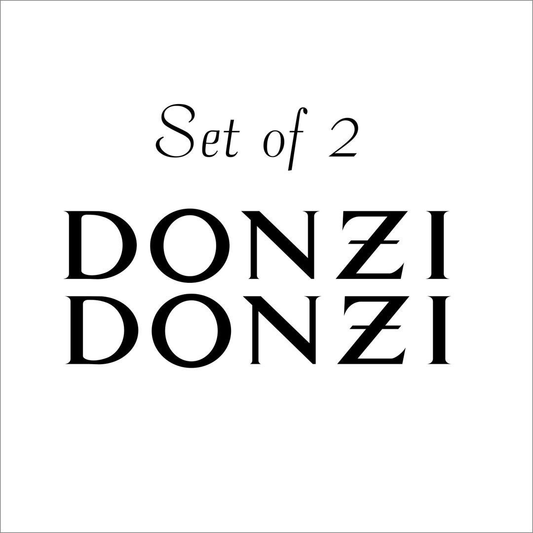 DONZI Boat Logo Pair of 2 Decals. Free Shipping. - Etsy