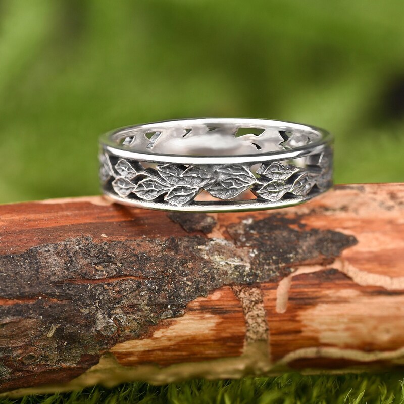 Nature Ring Men - Etsy