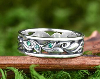 Elvish Wedding Band - Etsy