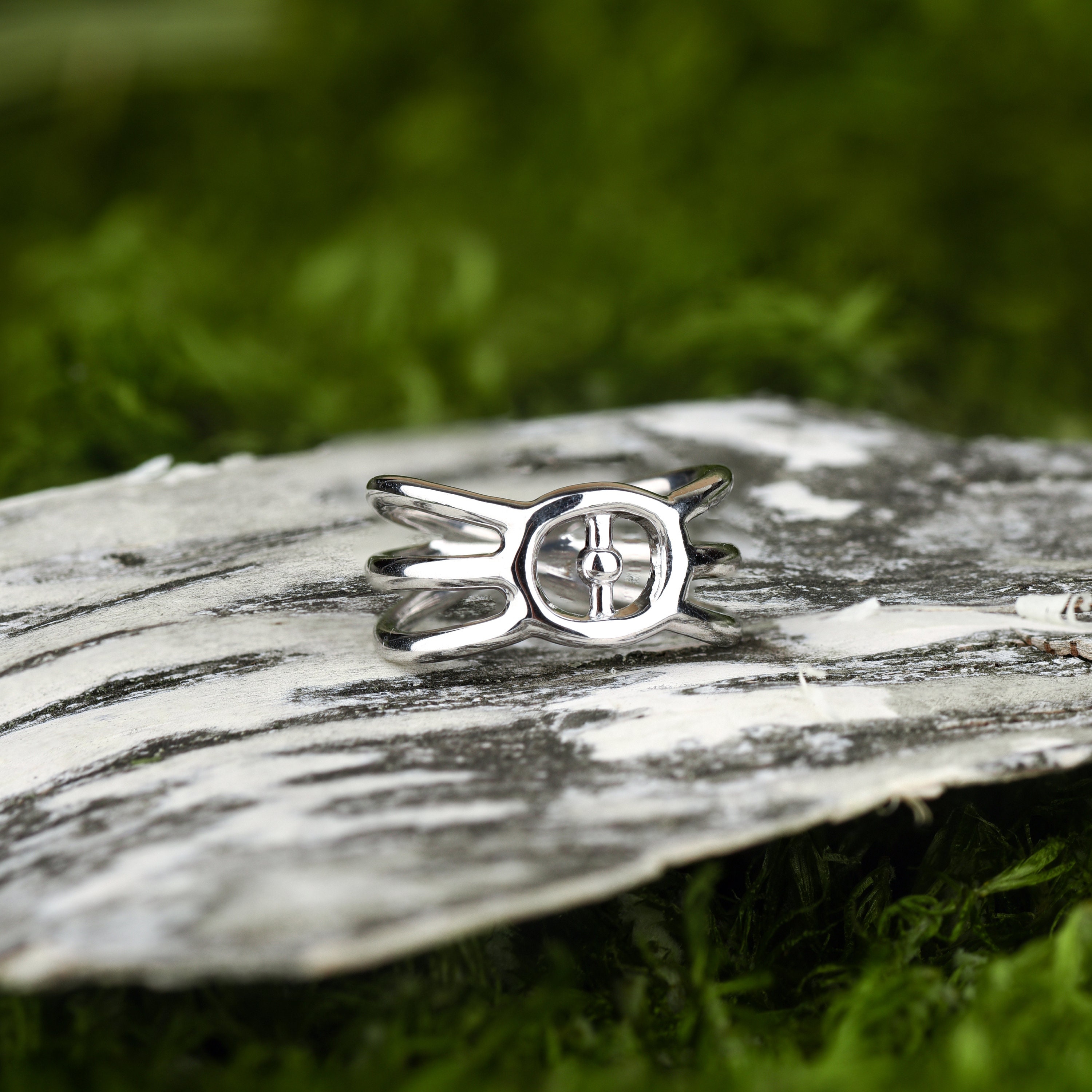 925 Sterling silver rings for women Witchy rings set Boho | Etsy