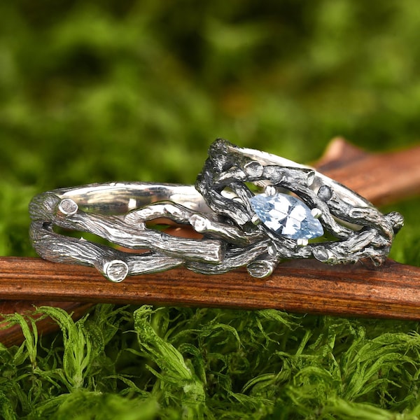 Aesthetic Wedding Rings - Etsy