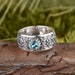 Unique Promise Rings for Couples Matching Rings With Blue - Etsy