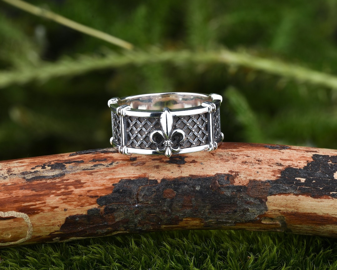 Promise Ring for Him, Medieval Knight Ring, Heraldic Jewelry - Etsy