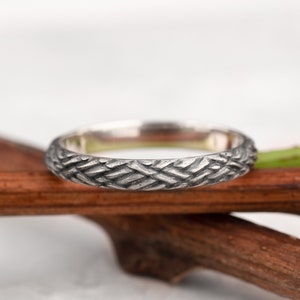 Men Tire Rings Rocky Wedding Rings for Men Sterling Silver - Etsy