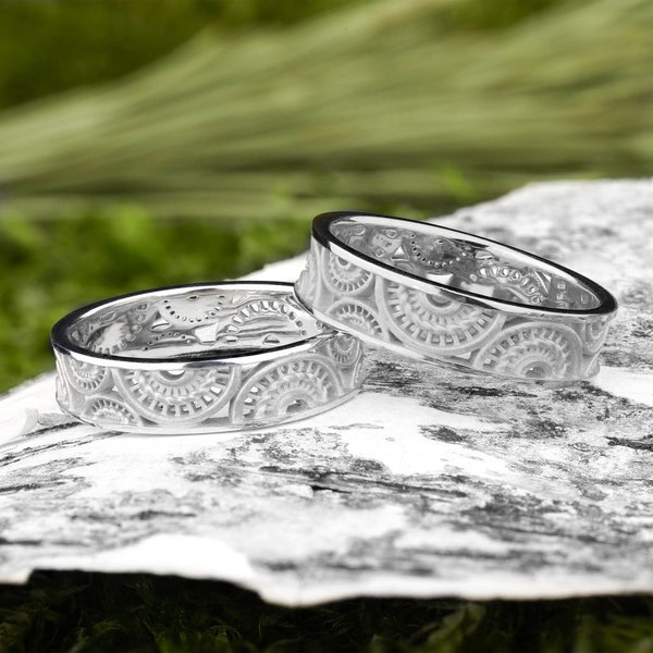 Indie Wedding Ring - Etsy