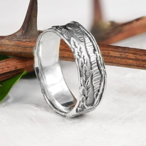 Tree of Life Ring for Men and Women, Sterling Silver Filigree Leaf Ring ...