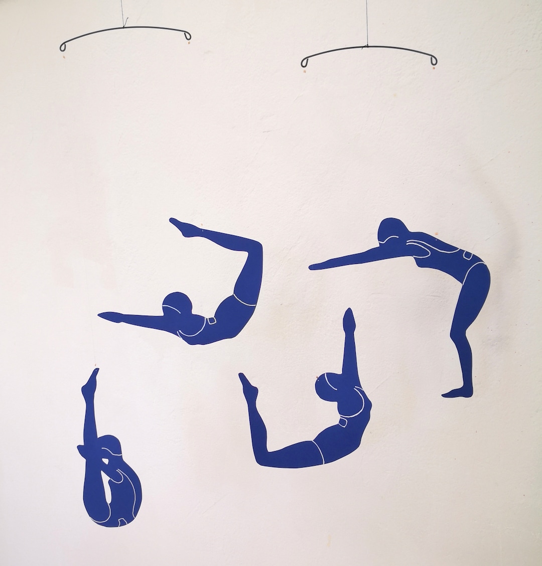 Swimmers Mobile, Paper Origami Mobile, Black & White Mobile, Sea Mobile ...