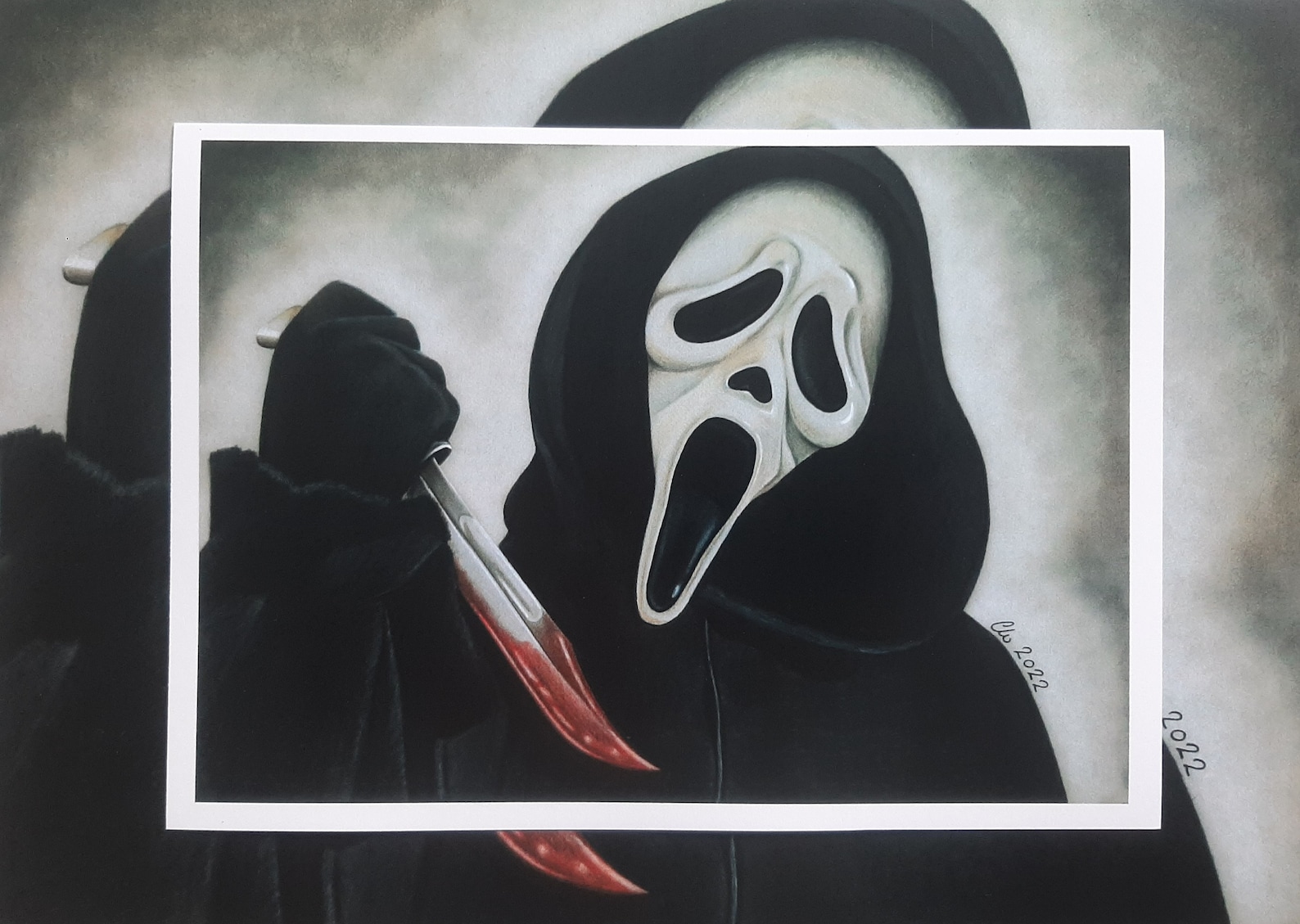 Print of Ghostface. Scream Fanart. - Etsy