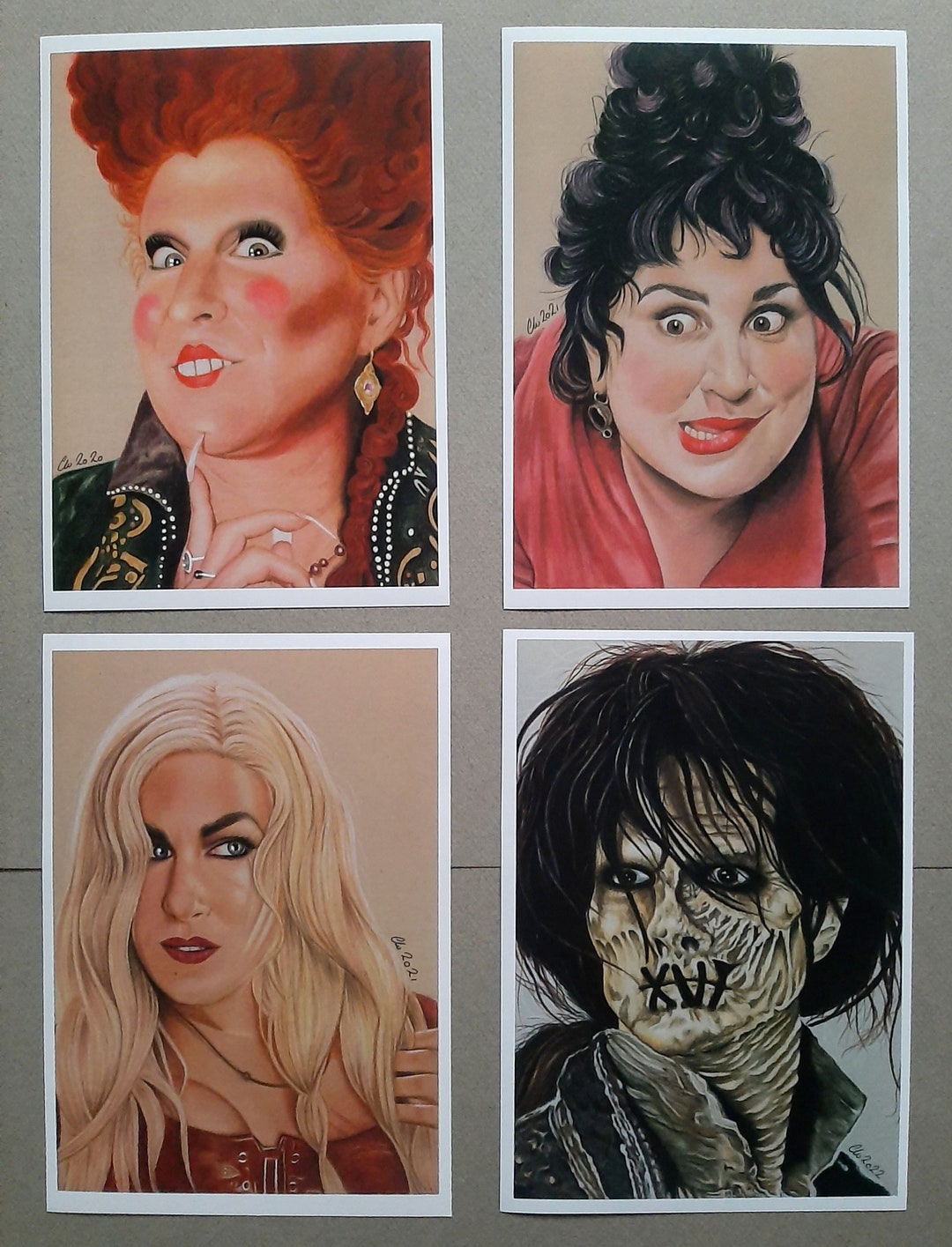 Sanderson Sisters and Billy Butcherson Bundle Pack of Prints AND ...